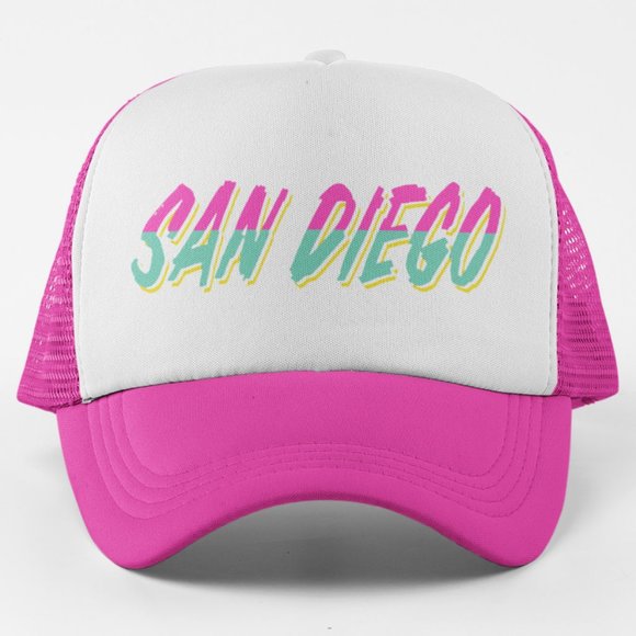 Accessories | New San Diego Padres City Connect Wordmark Foam Trucker ...